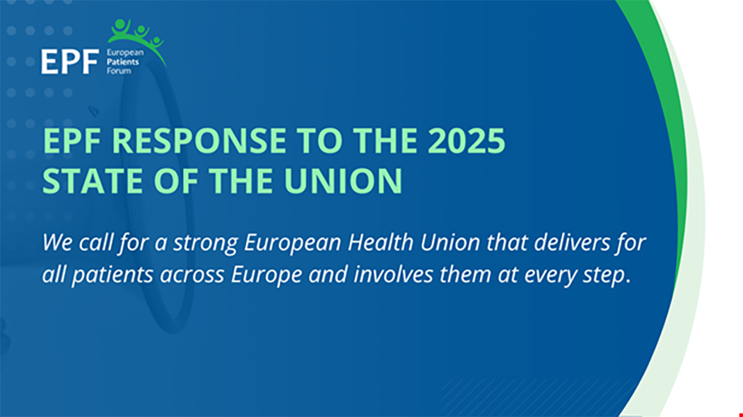 Respuesta del EPF al Informe sobre el Estado de la Unión de 2025 - Foro ...